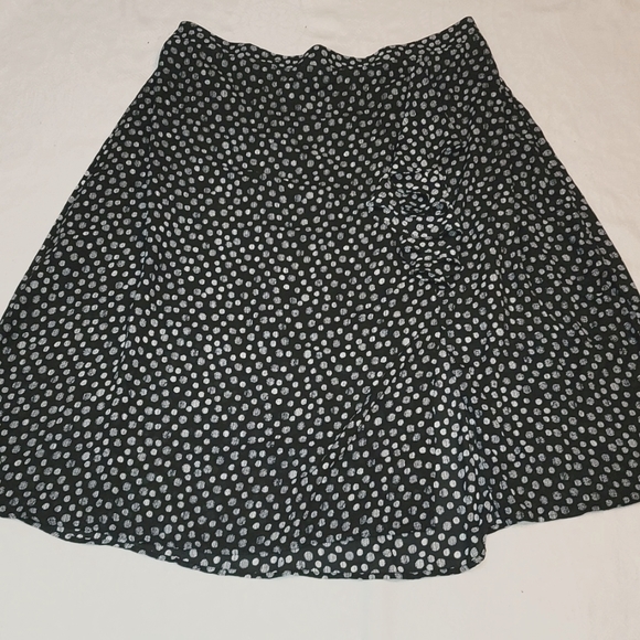 Mary Belle | Skirts | Marybelle Ava Skirt Black White Polkadots Flowy 2x | Poshmark